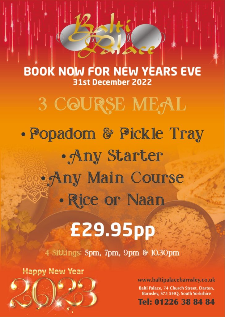 CHRISTMAS OFFER | Balti Palace, Darton Lorem ipsum dolor